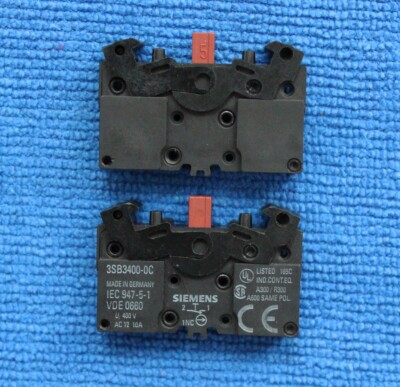 1pcs Siemens 3SB3400-0C Button Contacts 3SB34000C | eBay