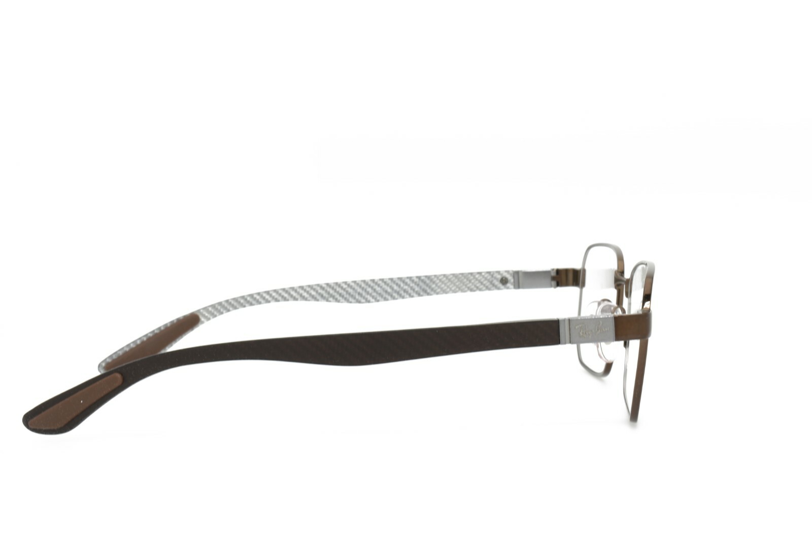 Ray-Ban 8419 2511 New Authentic Eyeglasses 52-17-145 DARK TAUPE BLACK ...