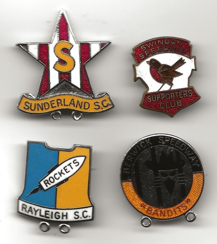 Speedway Badges x 4 Swindon Berwick Rayleigh Sunderland | eBay UK