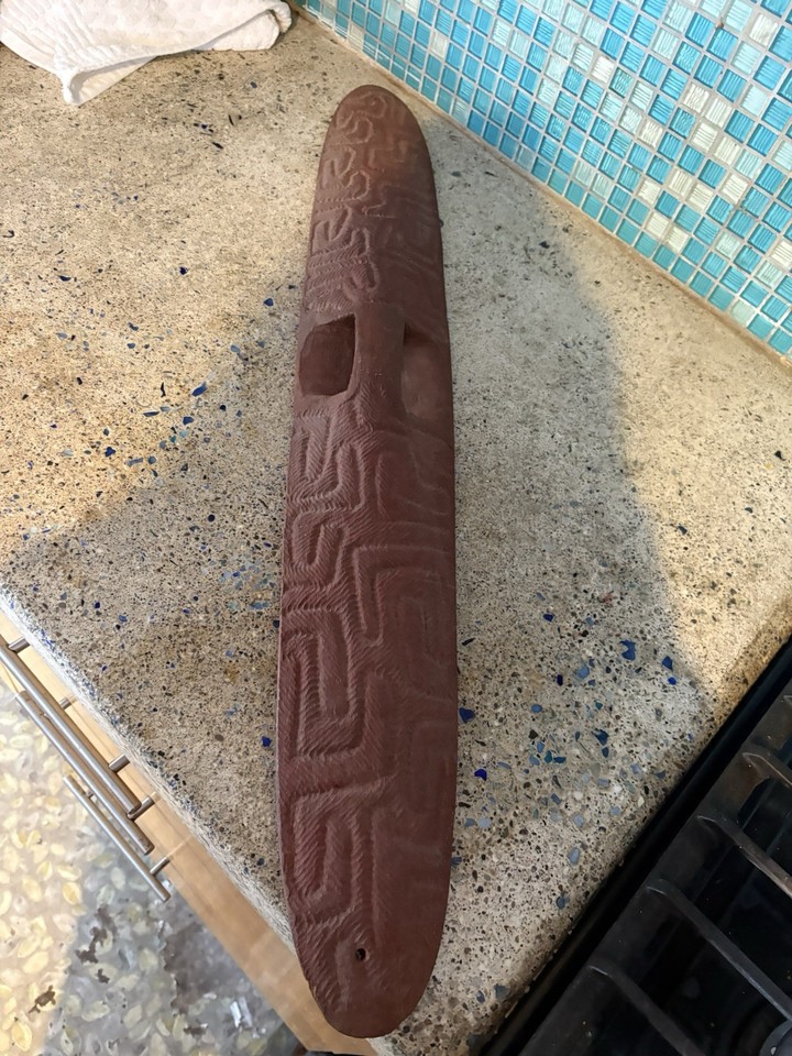 Aboriginal Australian hardwood parrying shield, | eBay UK