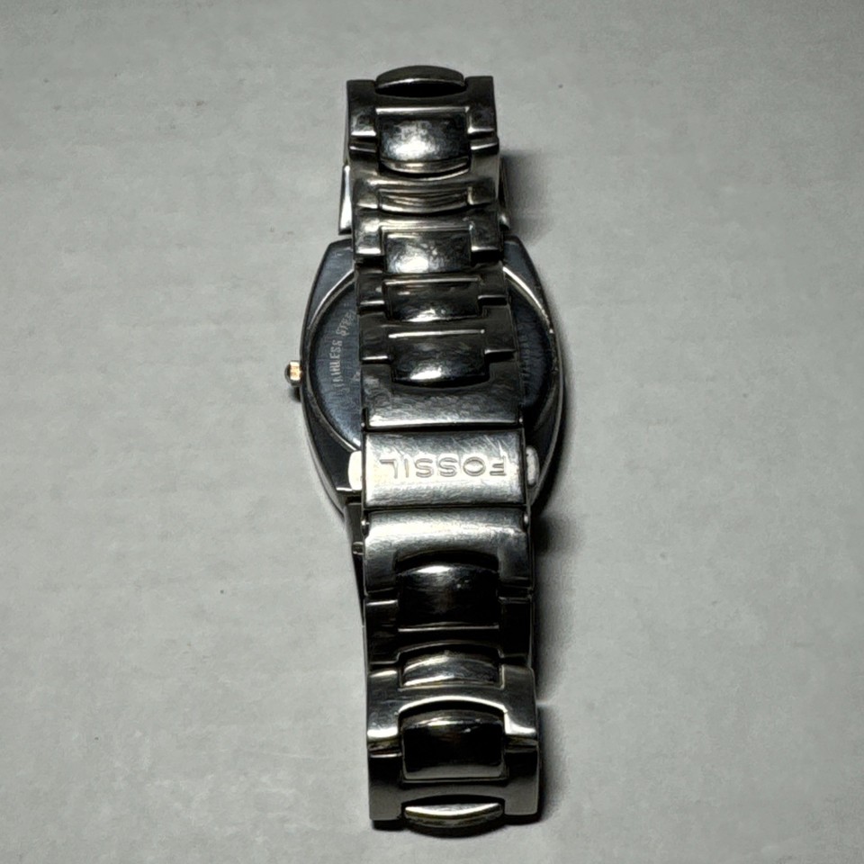 Fossil Arkitekt Men’s Watch New Battery Original Fossil Stainless Band ...