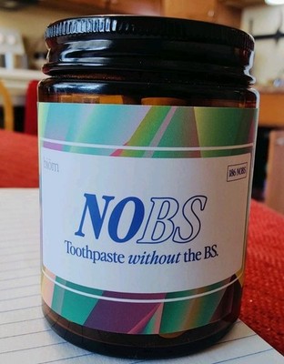 NOBS Toothpaste Tablets - Nano Hydroxyapatite, Flouride & Plastic Free ...