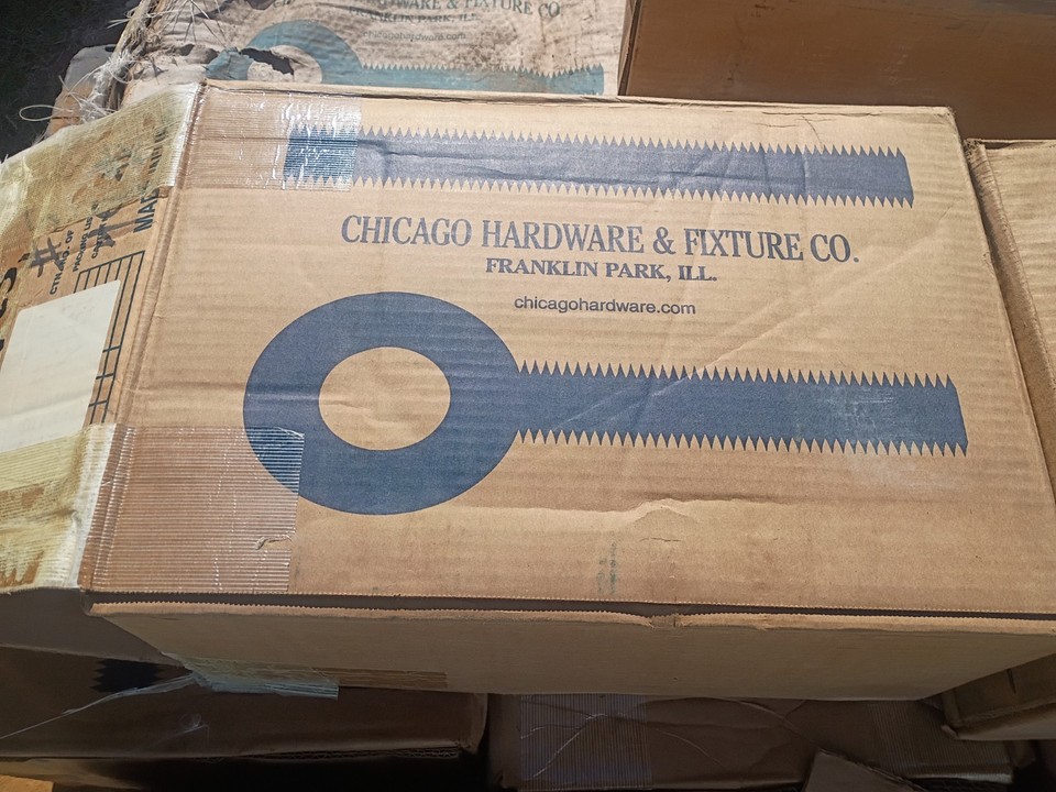 CHICAGO HARDWARE 4P806 ROUTING EYE BOLT STEEL *NEW LOT OF 5 BOXES* = 50 ...
