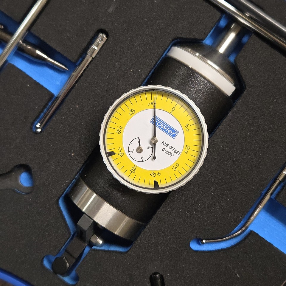 FOWLER Coaxial Centering Dial Test Indicator Kit COAX-2D With Extra ...