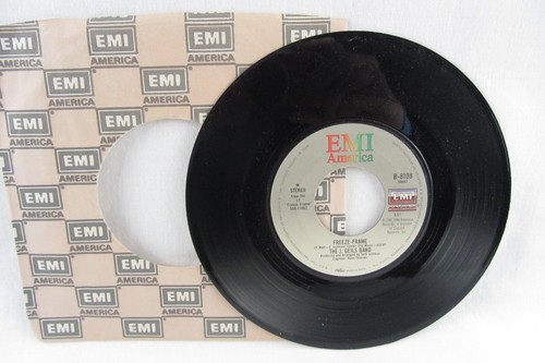 J Geils Band - Freeze Frame & Flamethrower - 7" Record 45 - 1981, 8108 ...