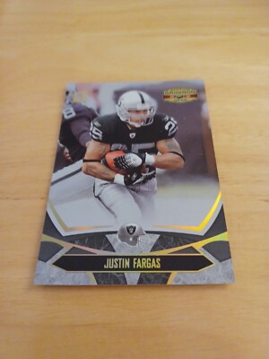 2008 Donruss Gridiron Gear Gold Holofoil O's #71 Justin Fargas #d /100 ...