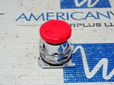 CUTLER HAMMER 10250T122 PUSHBUTTON MUSHROOM HEAD RED NEW | eBay