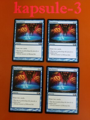 4x Divination | M10 Magic 2010 | MTG Magic Cards | eBay