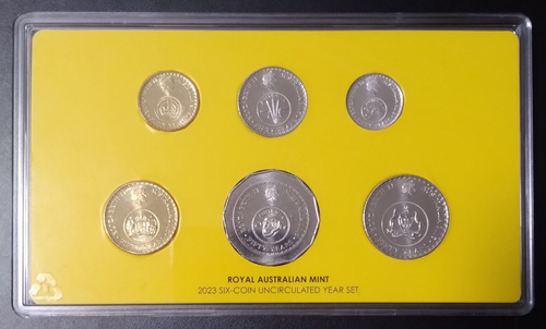 2016 The Changeover - 50 Years of Decimal Currency. uncirculated 6-coin ...