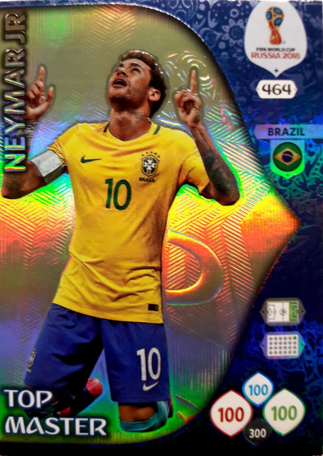 World Cup 2018 Specials Cards - Messi, Neymar, Top Master and ...