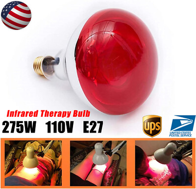 Infrared Light Bulb,275W Near Infrared Red Light Therapy Bulbs,Infrare ...