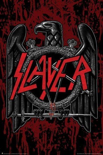 SLAYER EAGLE LOGO POSTER NEW 24x36 FREE SHIPPING | eBay