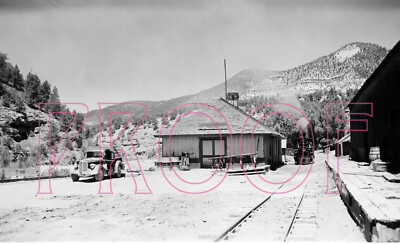 Rio Grande Southern (RGS) Engine 42 entering Placerville in 1940 - 8x10 ...