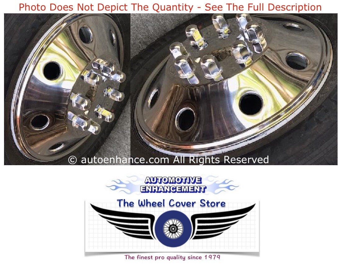 16" Rv Motorhome Hub Cap Wheel Cover Hubcap Stainless Steel Wheelcover ...