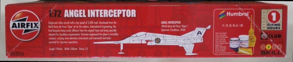 Captain Scarlet "Angel Interceptor" Airfix and IMAI Plastic Model Kits ...