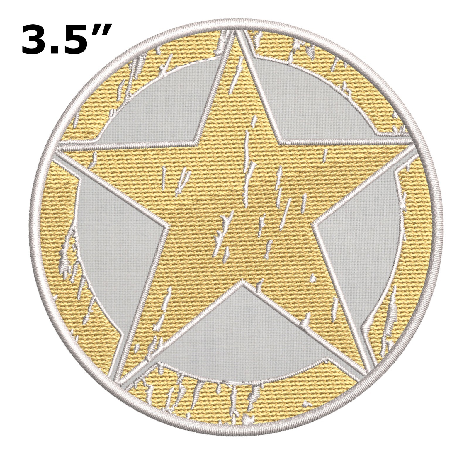 Oscar Mike Star Logo Patch Embroidered Iron-on Applique Retro Vintage ...