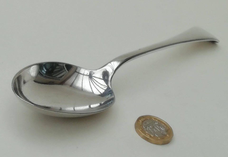 Vintage Josiah Adams & Sons Old English Silver Plated Dessert Spoons x ...