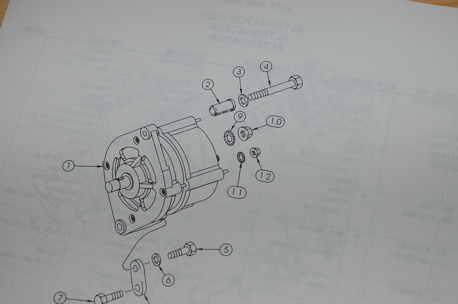 CASE DROTT 336BD 336BDT ENGINE Trackhoe Crawler Spare Parts Manual book ...