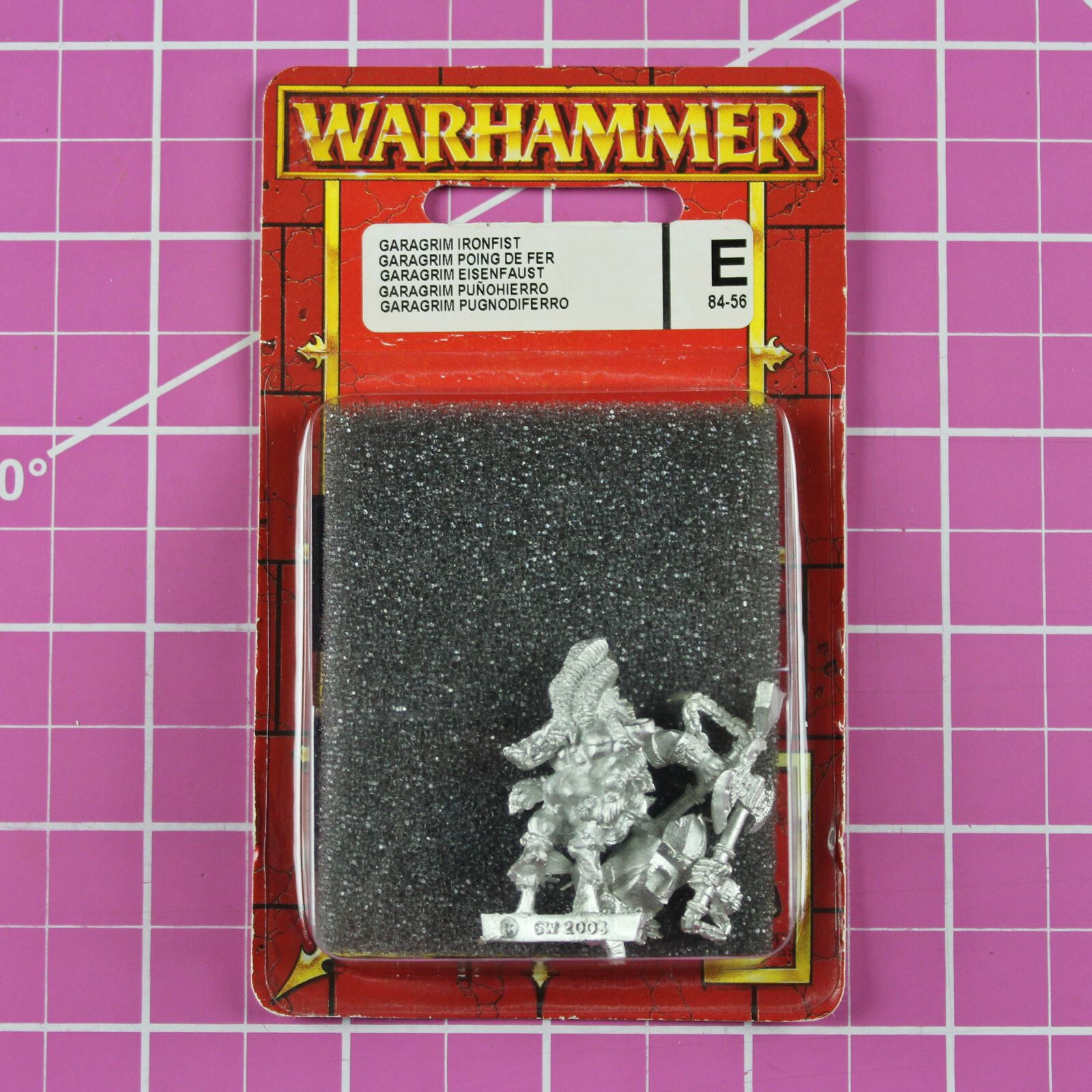 Warhammer Dwarf Garagrim Ironfist NIB Metal Rare OOP Citadel Slayers ...