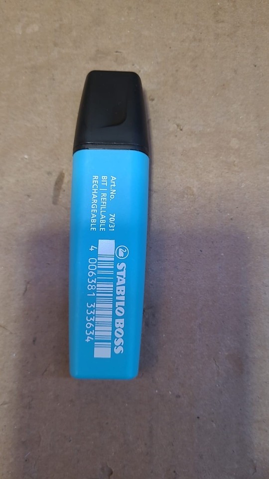 STABILO BOSS ORIGINAL - Highlighter - Pack of 10 - Blue | eBay UK