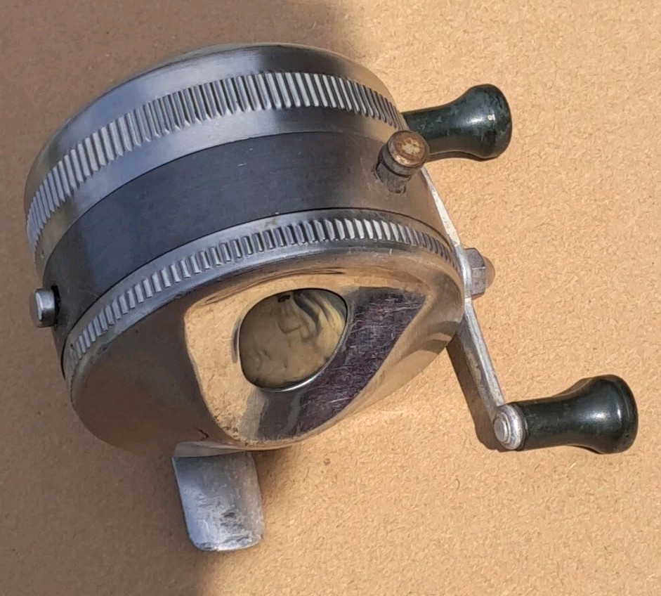 Vtg Zebco Model 11 Marbled Thumb Ball Spincasting Reel Used Tulsa OK B ...