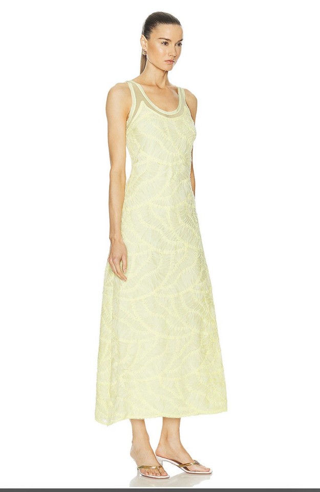 SIMKHAI Zakai Tank Maxi Dress size 4 (sulfur color) retails for $875 | eBay