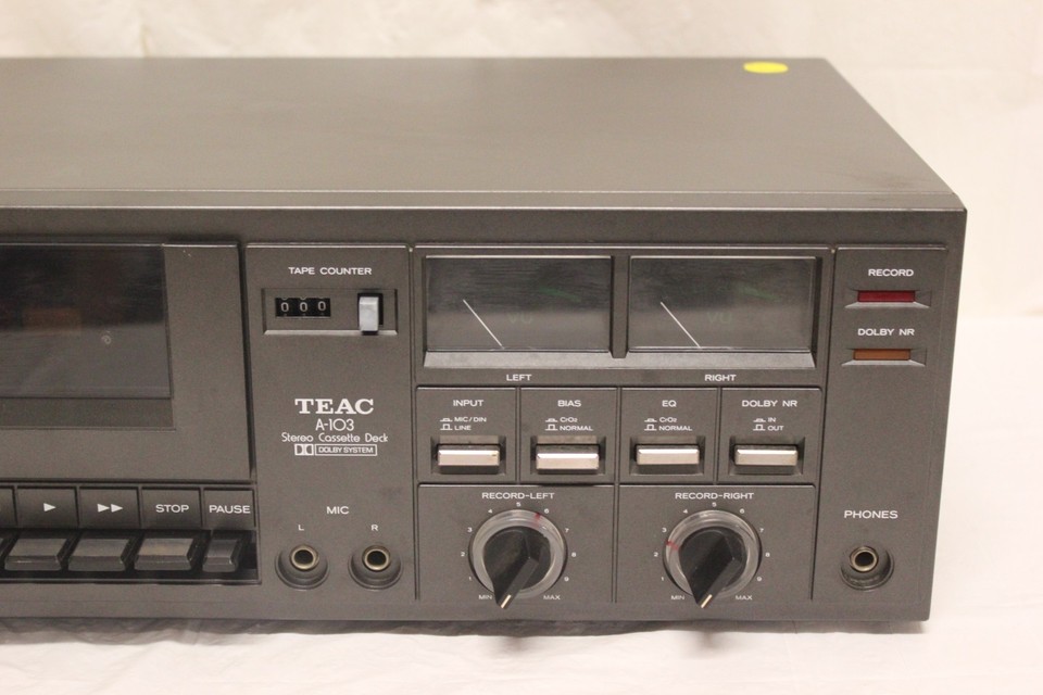 Vintage Teac A-103 Stereo Cassette Deck Tested and Working J5 | eBay