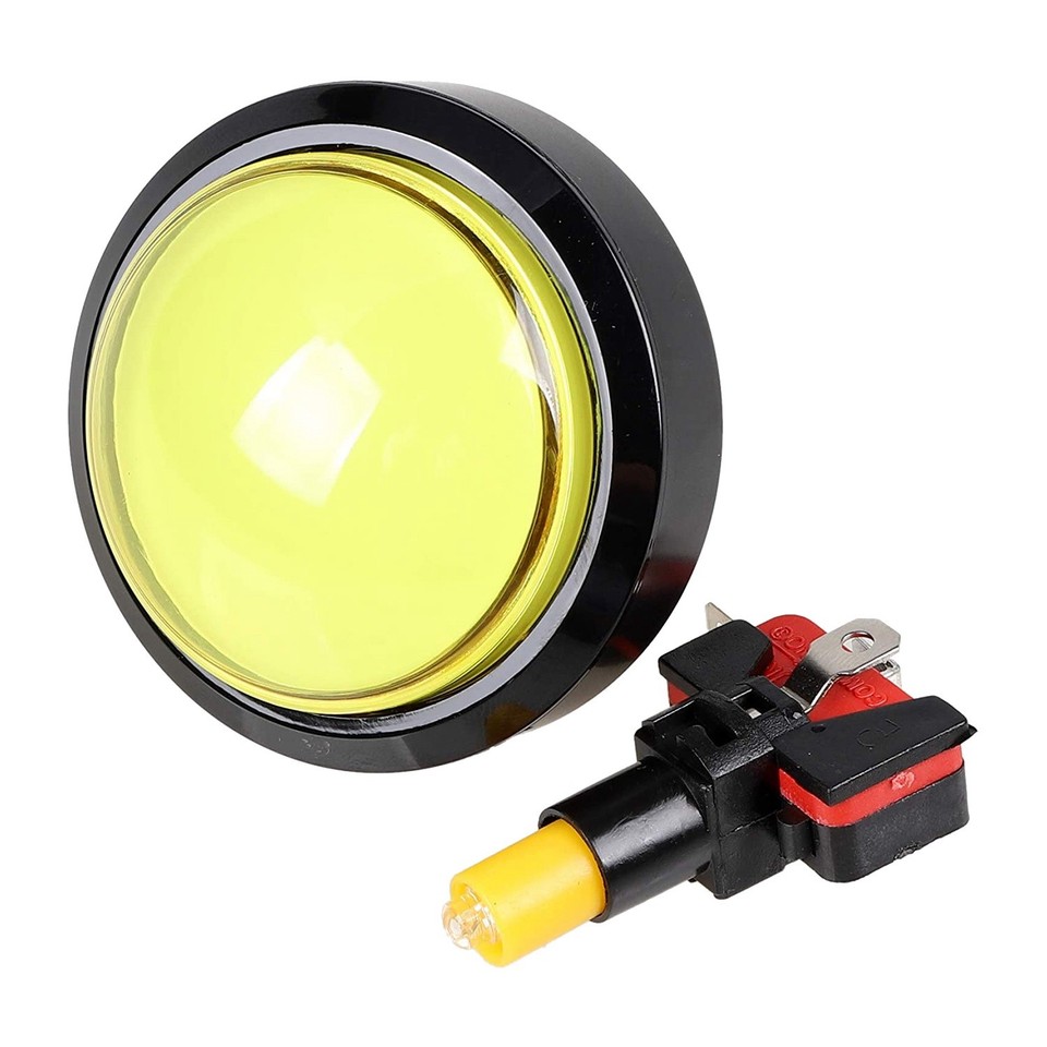 5X Buttons 60mm Dome 2.36 Inch LED Push Button with Micro- for7656 ...