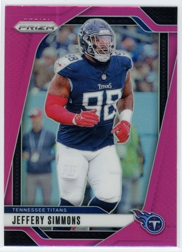Jeffery Simmons 2024 Panini Prizm #282 Tennessee Titans Pink | eBay