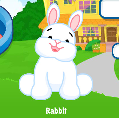 Webkinz Rabbit Virtual PET Adoption Code Only Messaged Webkinz Rabbit ...