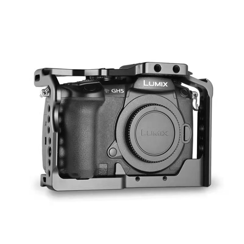 Camera Hand Grip Handle Cage Aluminum Alloy Base For Panasonic GH5 GH5S ...
