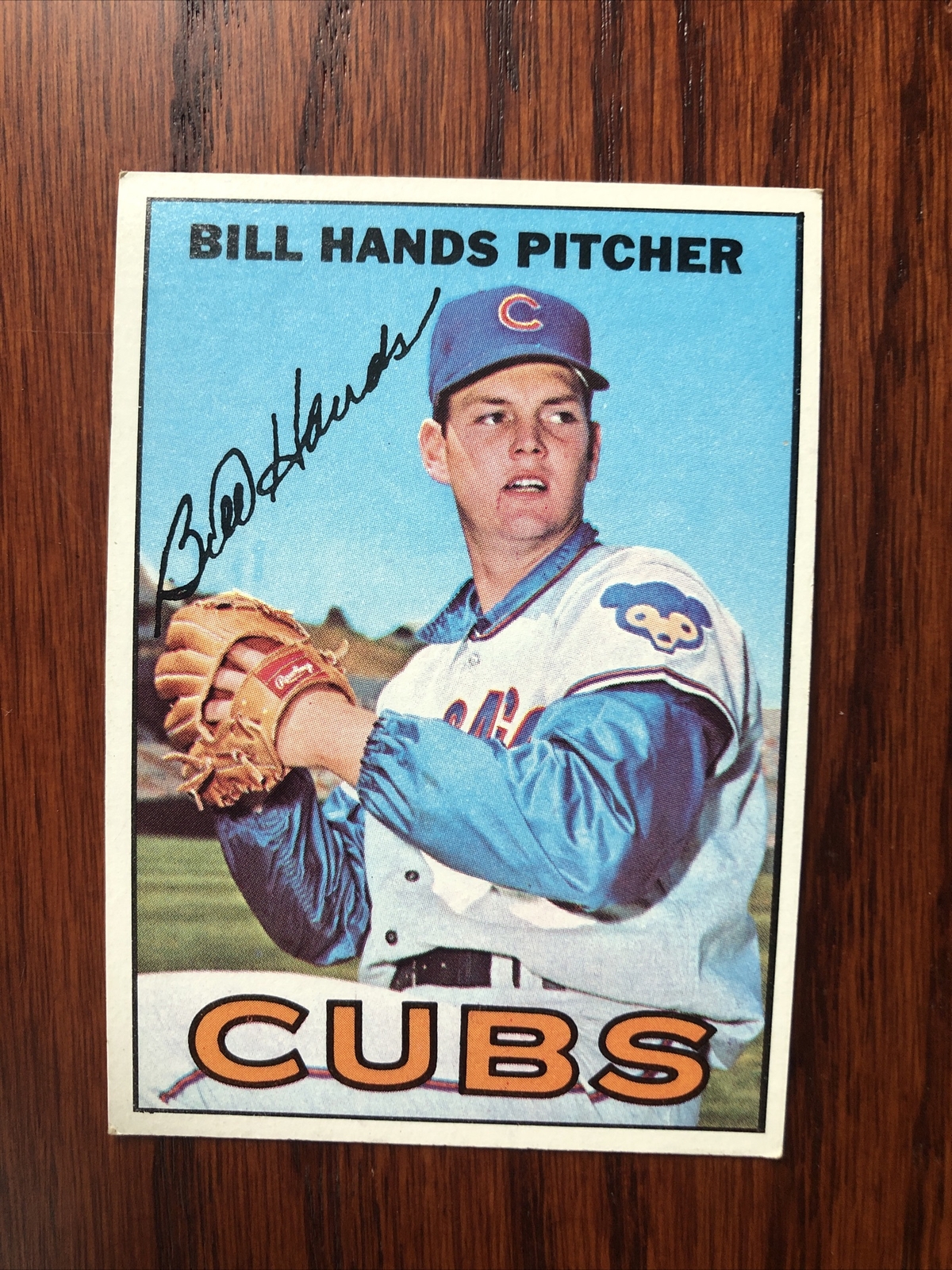 1967 Bill Hands Chicago Cubs Topps Baseball Card #16 Nice Card! | eBay