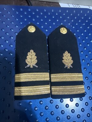 VTG WWII VANGUARD SHOULDER BOARDS USN NAVY MEDICAL CORPS SENIOR LT ...
