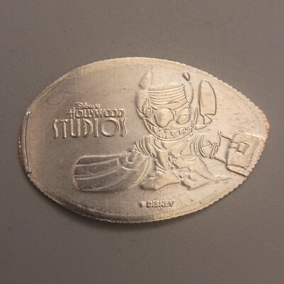 RARE Disney Hollywood Studios Stitch Bellhop Elongated Pressed Quarter ...