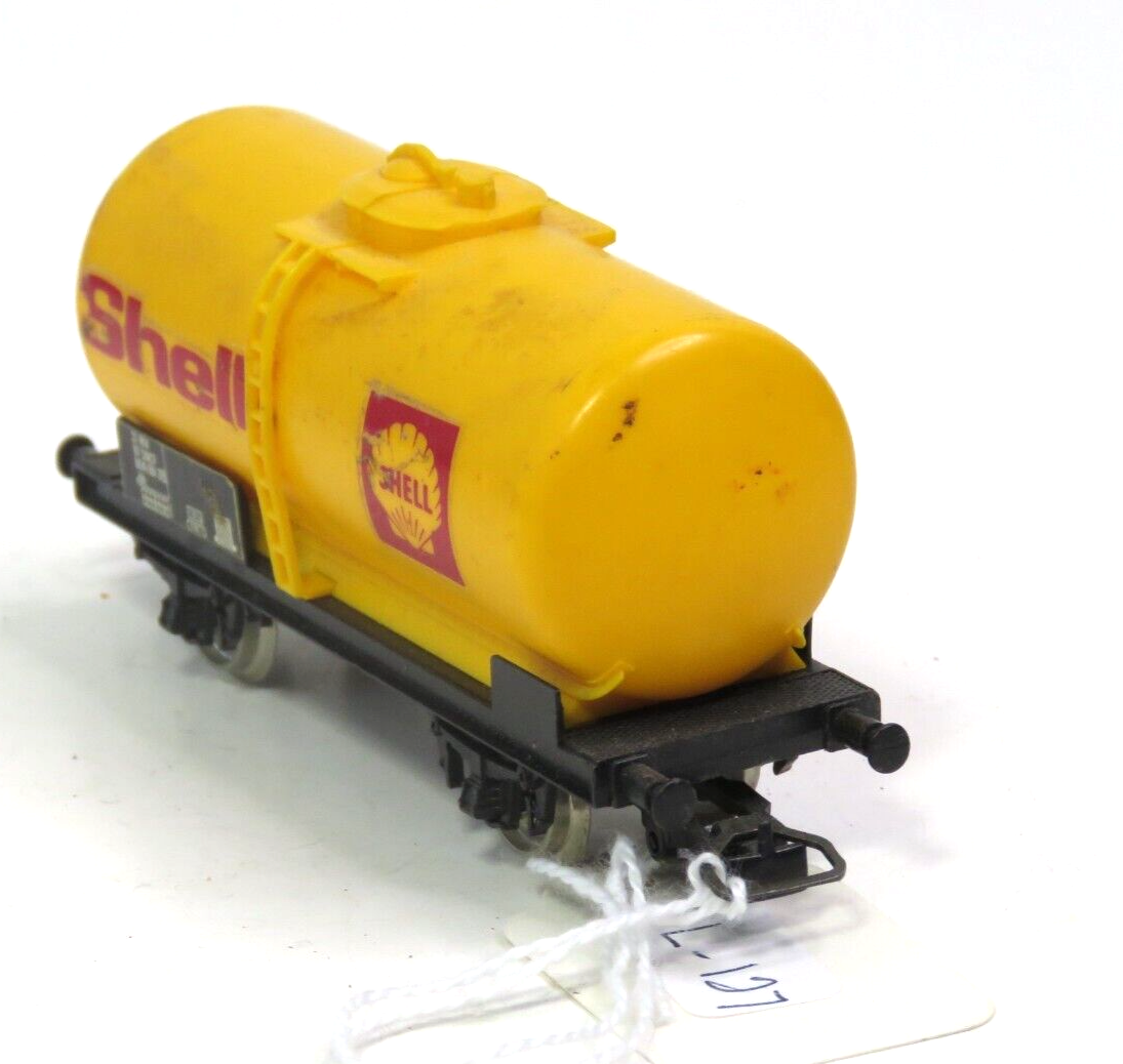JOUEF 87 SNCF SHELL OIL SCALE OO/HO TANK WAGON YELLOW MADE FRANCE L-127 ...