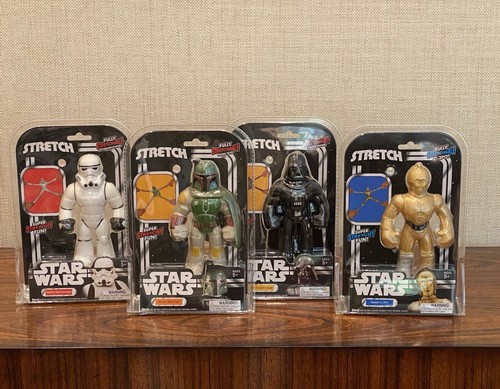 Stretch Armstrong Star Wars Darth Vader, C-3P0, Boba Fett, Stormtrooper ...
