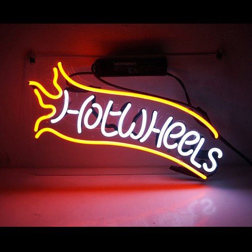 Hot Wheels Neon Sign Light Handcraft Wall Decor Party Visual Artwork ...