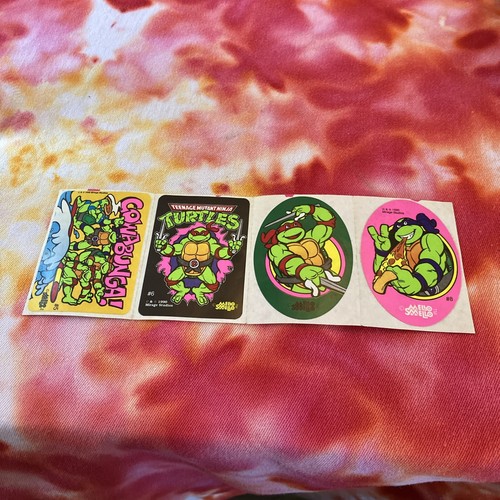 Vtg 1990 Mello Smello TMNT Teenage Mutant Ninja Turtles Stickers Sheet ...