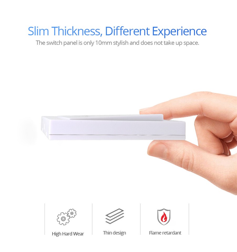 Tuya WiFi Smart Light Switch 433mhz RF Wall Transmitter Remote Control ...