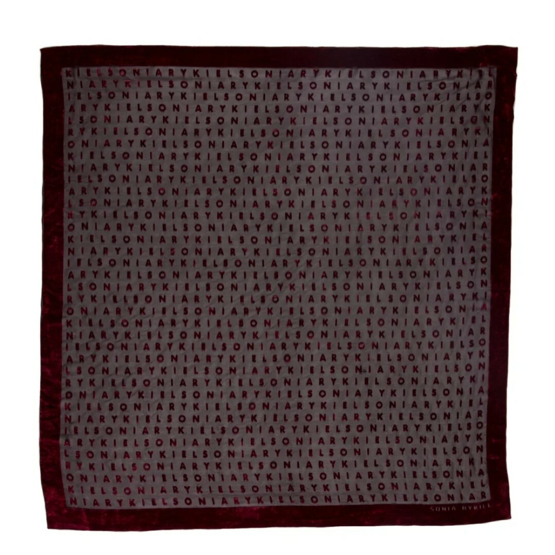 Sonia Rykiel Paris Velvet/Sheer Silk & Viscose Scarf… - Gem