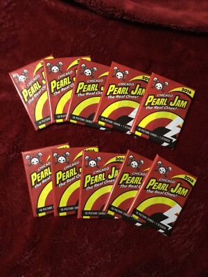 Ten Unopened Packs 2016 Pearl Jam Chicago Trading Cards RARE | eBay