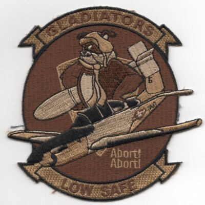 4" USAF AIR FORCE VFA-106 T-34 BULLDOG FRS RAG DESERT EMBROIDERED ...