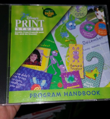 Disney Print Studio PC GAME - FREE POST | eBay