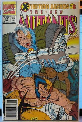 1983 Marvel Comics - The New Mutants #97 Newsstand Edition (VF/NM) | eBay