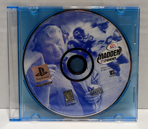 EA Sports Madden 2000 Sony PlayStation 1 PS1 2 3 DISC ONLY TESTED AND ...