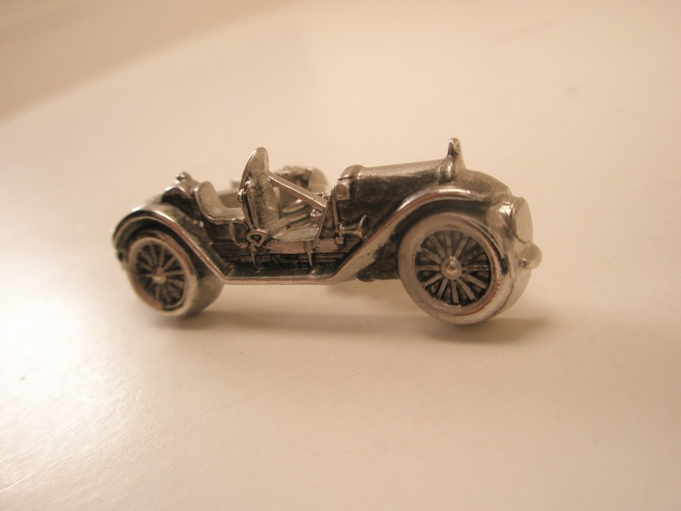 Antique Car Vintage SMALL Tie Bar Clip old car ford chev packard model ...