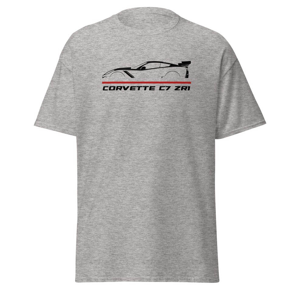 Premium T-Shirt For Chevrolet Corvette C7 ZR1 2018-2019 Car Fans ...