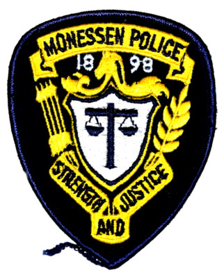 MONESSEN – POLICE - PENNSYLVANIA Police Patch SCALE OF JUSTICE VINTAGE ...