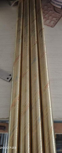 12mm diameter Mokume Gane Copper rod, 12" length, three alloy, twisted ...