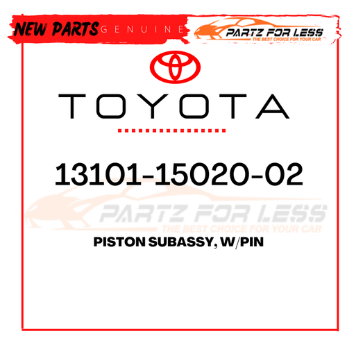 13101-15020-02 TOYOTA GENUINE PISTON SUBASSY, W/PIN 131011502002 OEM | eBay